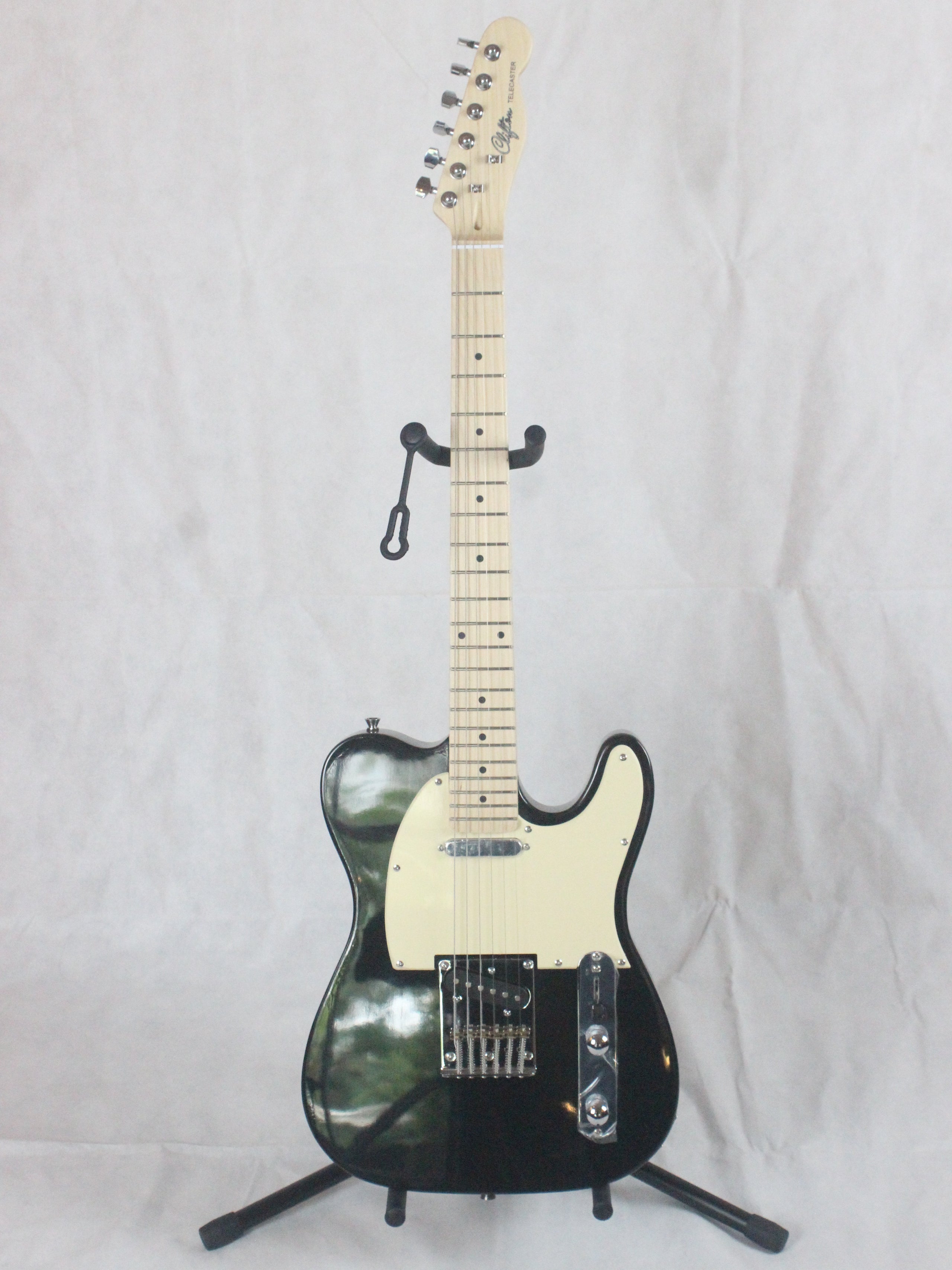 Clifton Vintage Custom Telecaster - Black | PIMA GUITARS