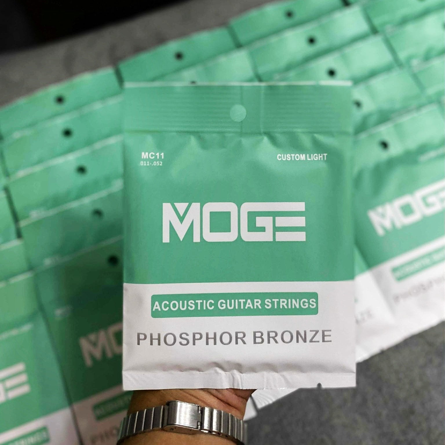 Moge MC11 Custom Light Phosphor Bronze Acoustic Guitar Strings 1152 ...